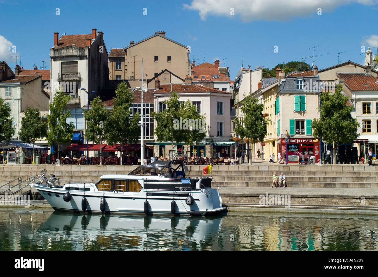 Verdun Town Meuse France French town City Centre Stock Photo - Alamy
