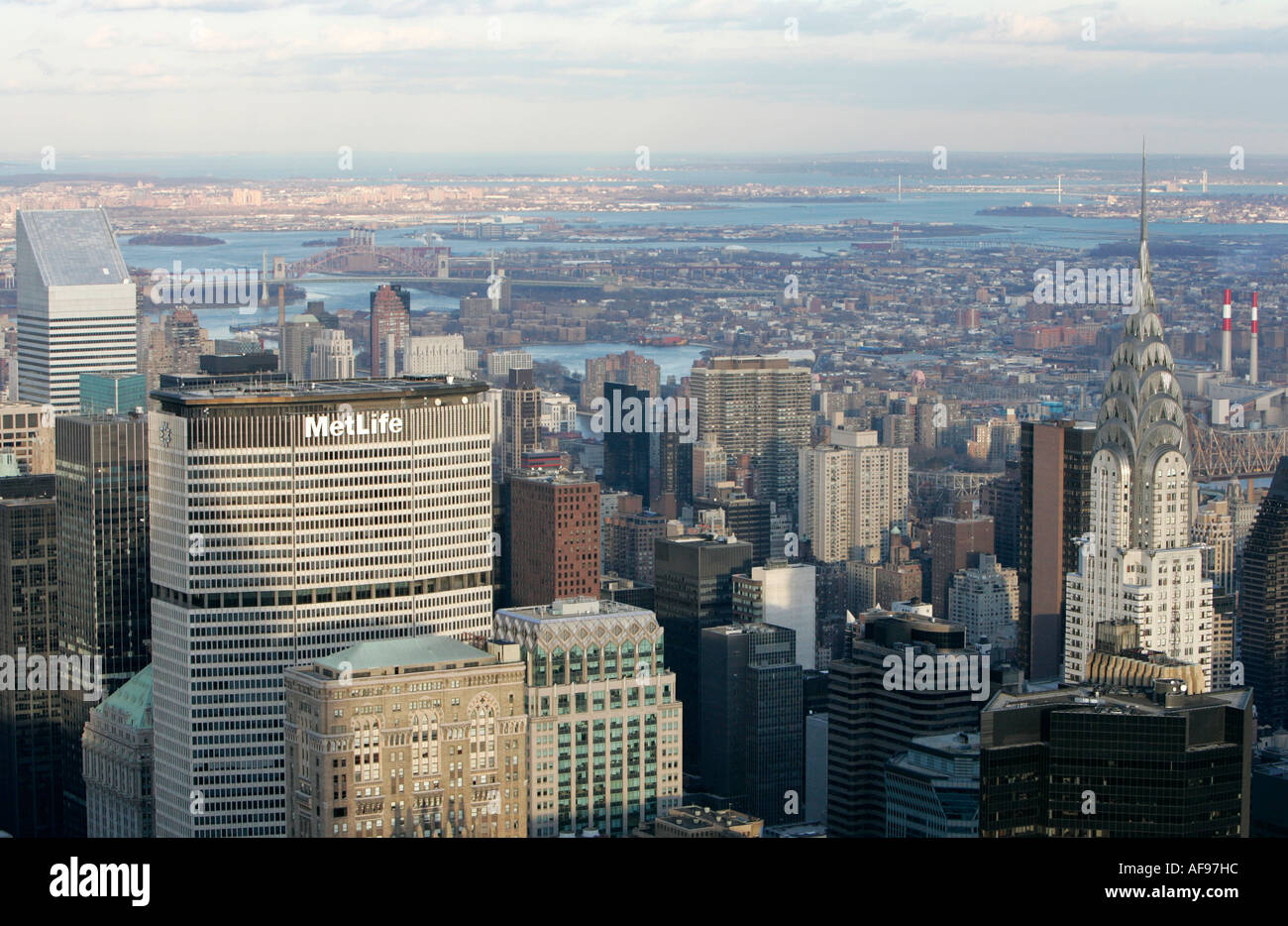 view of manhattan north east towards east river queens bronx with ...