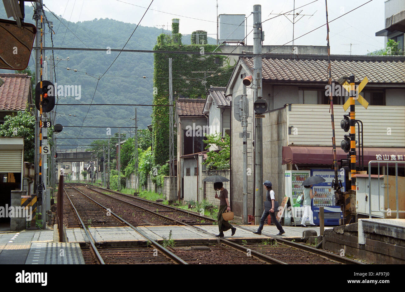 Level crossing kyoto japan hi-res stock photography and images - Alamy