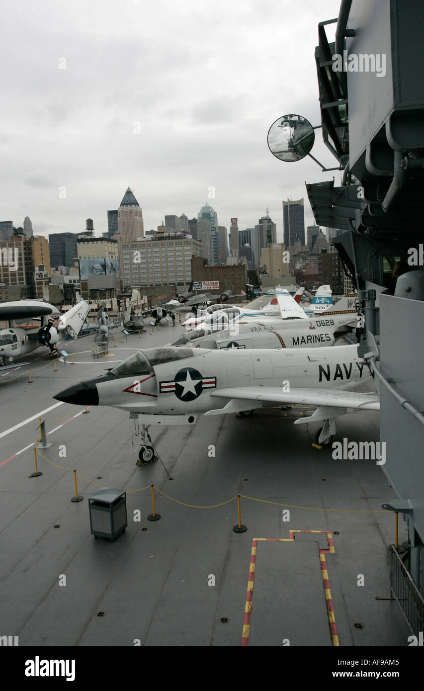view from the bridge of the USS Intrepid at the Intrepid Sea Air Space ...