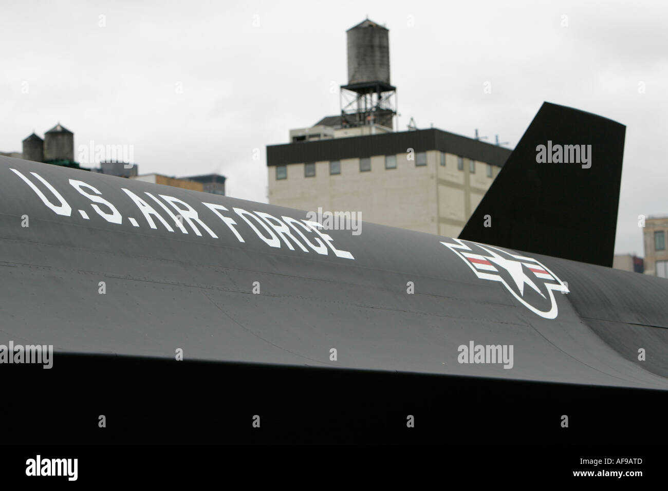markings on a Lockheed A 12 Blackbird on the flight deck of the USS ...