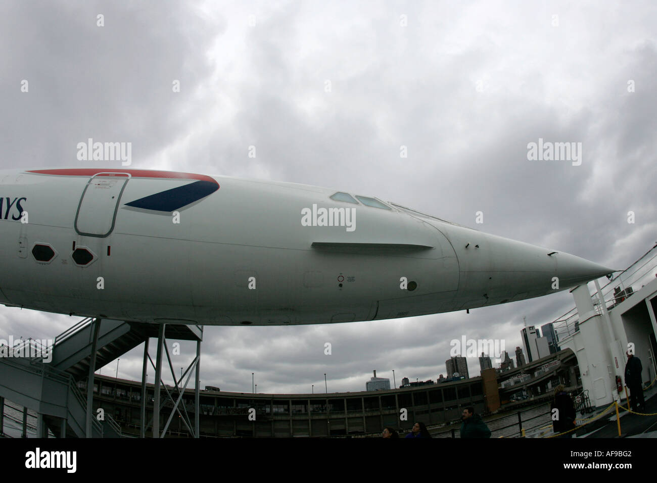the British Airways Concorde exhibit at the Intrepid Sea Air Space ...
