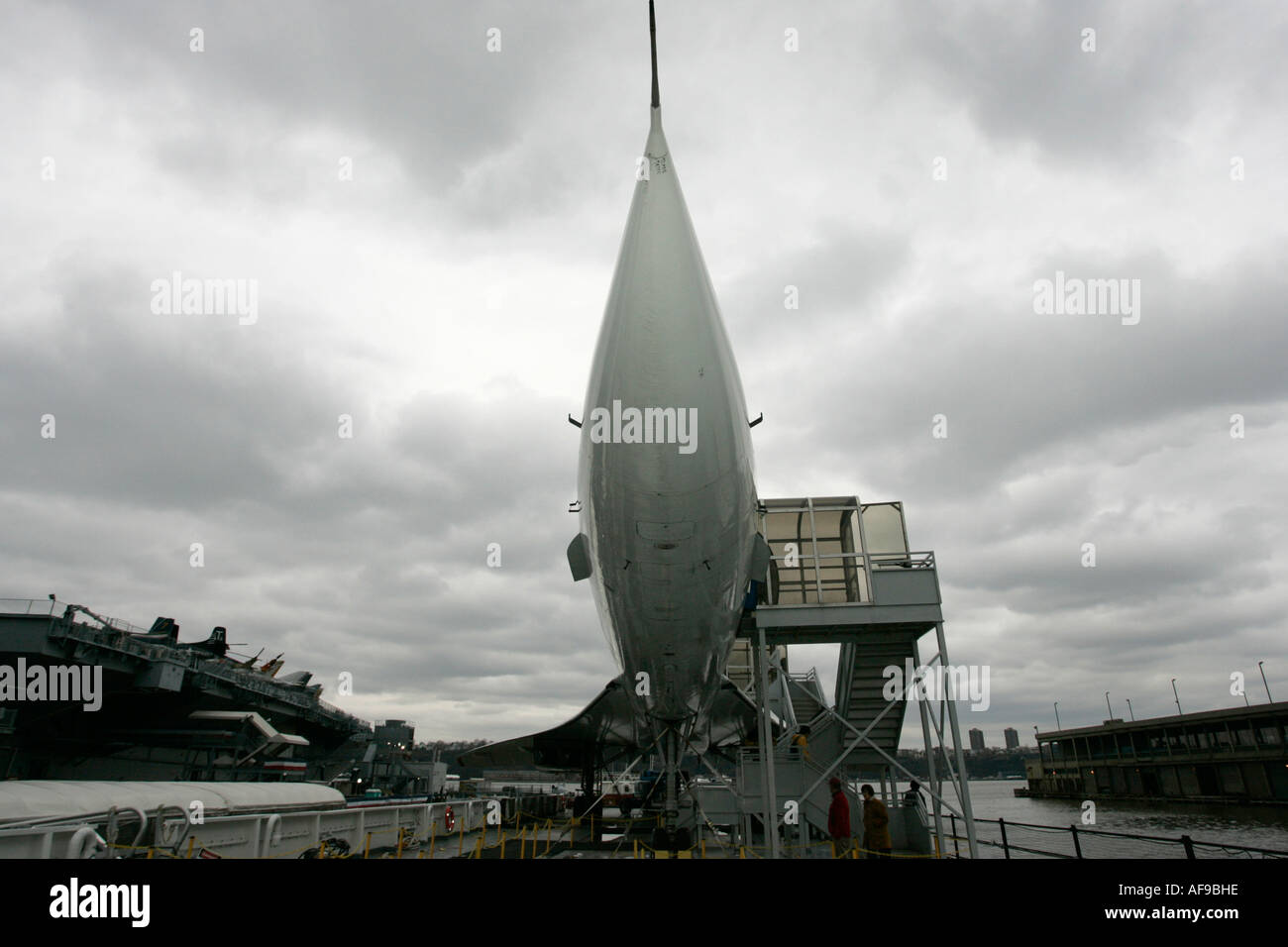 British Airways Concorde exhibit at the Intrepid Sea Air Space Museum ...