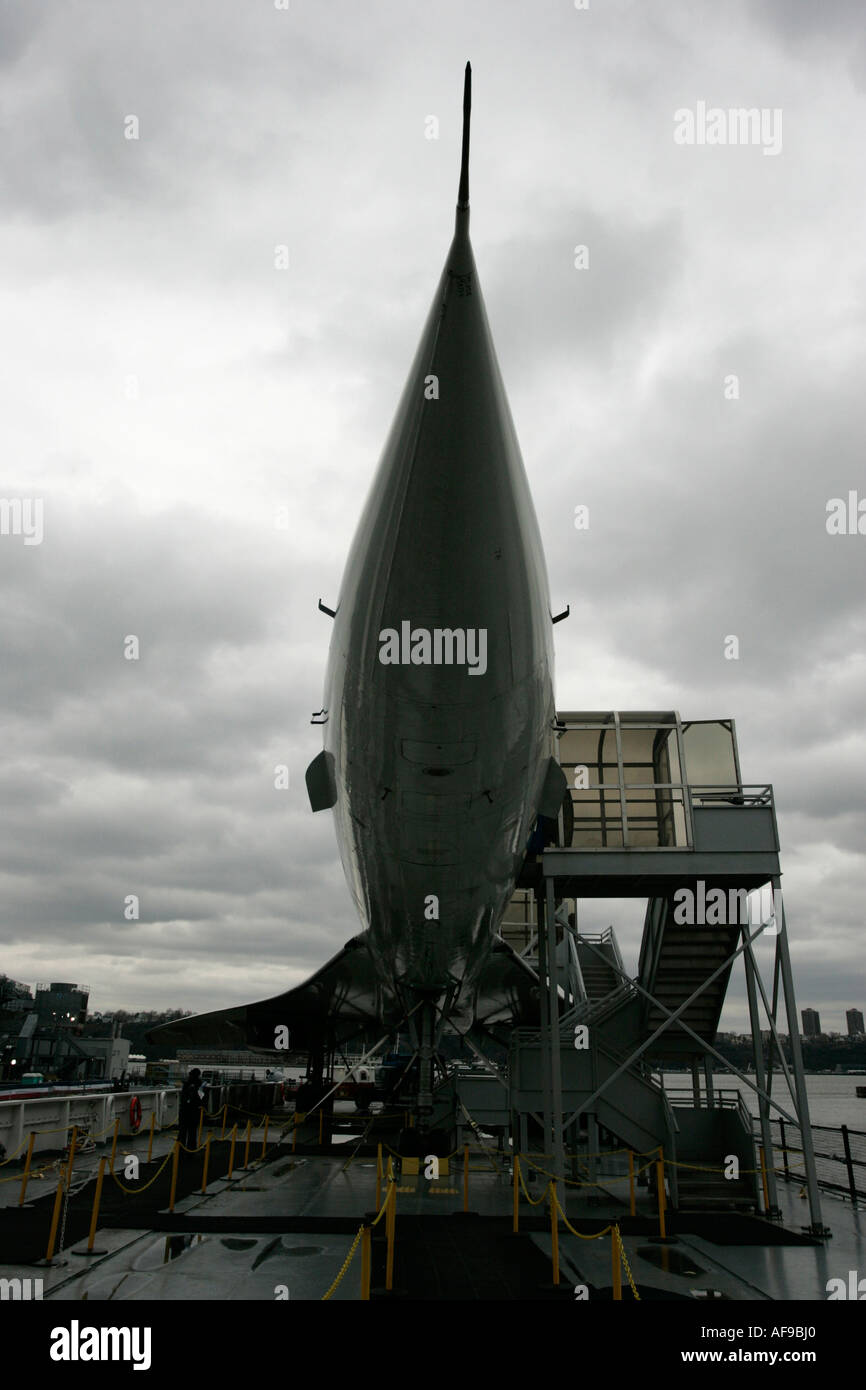 British Airways Concorde exhibit at the Intrepid Sea Air Space Museum ...