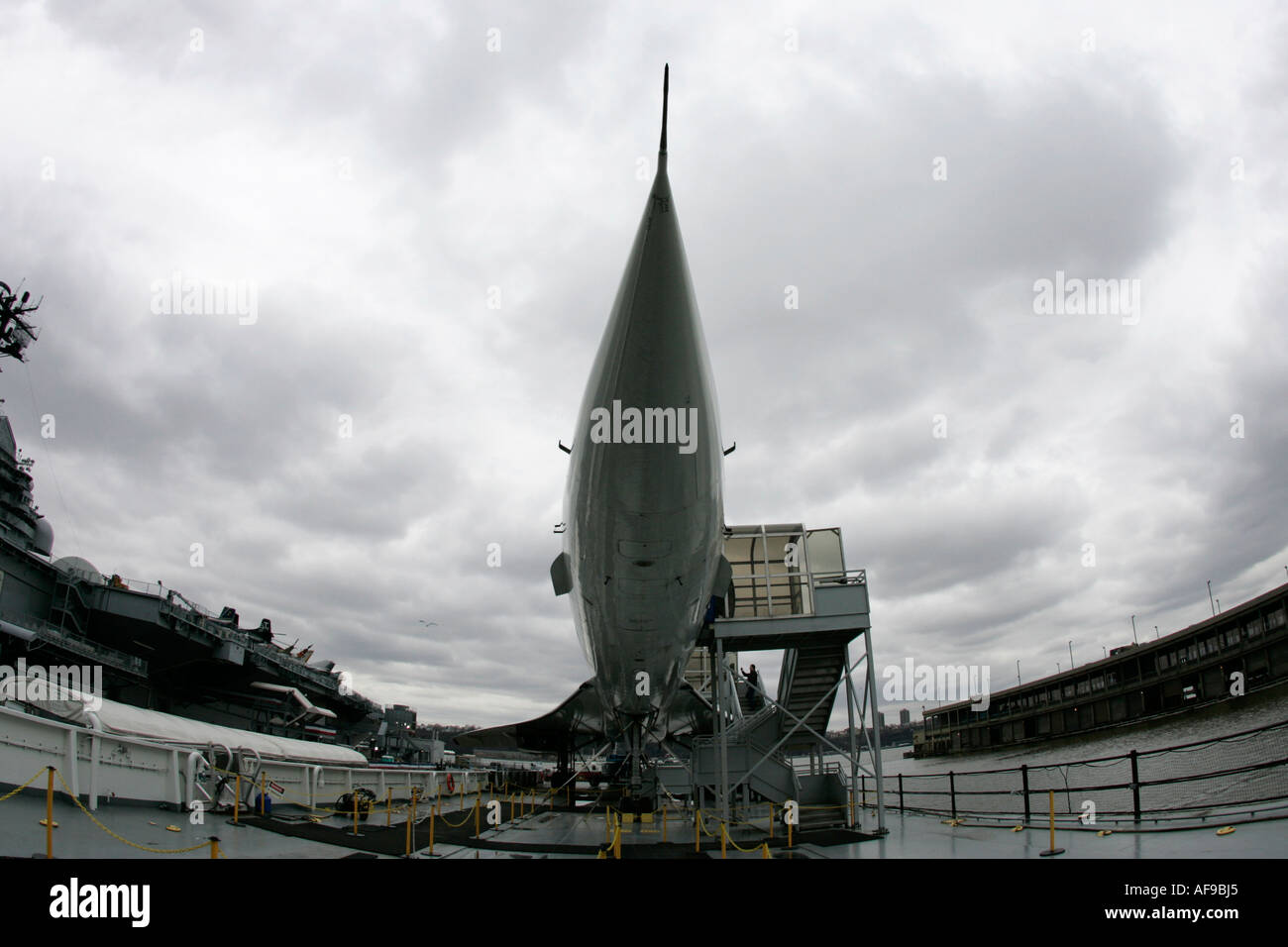 British Airways Concorde exhibit at the Intrepid Sea Air Space Museum ...