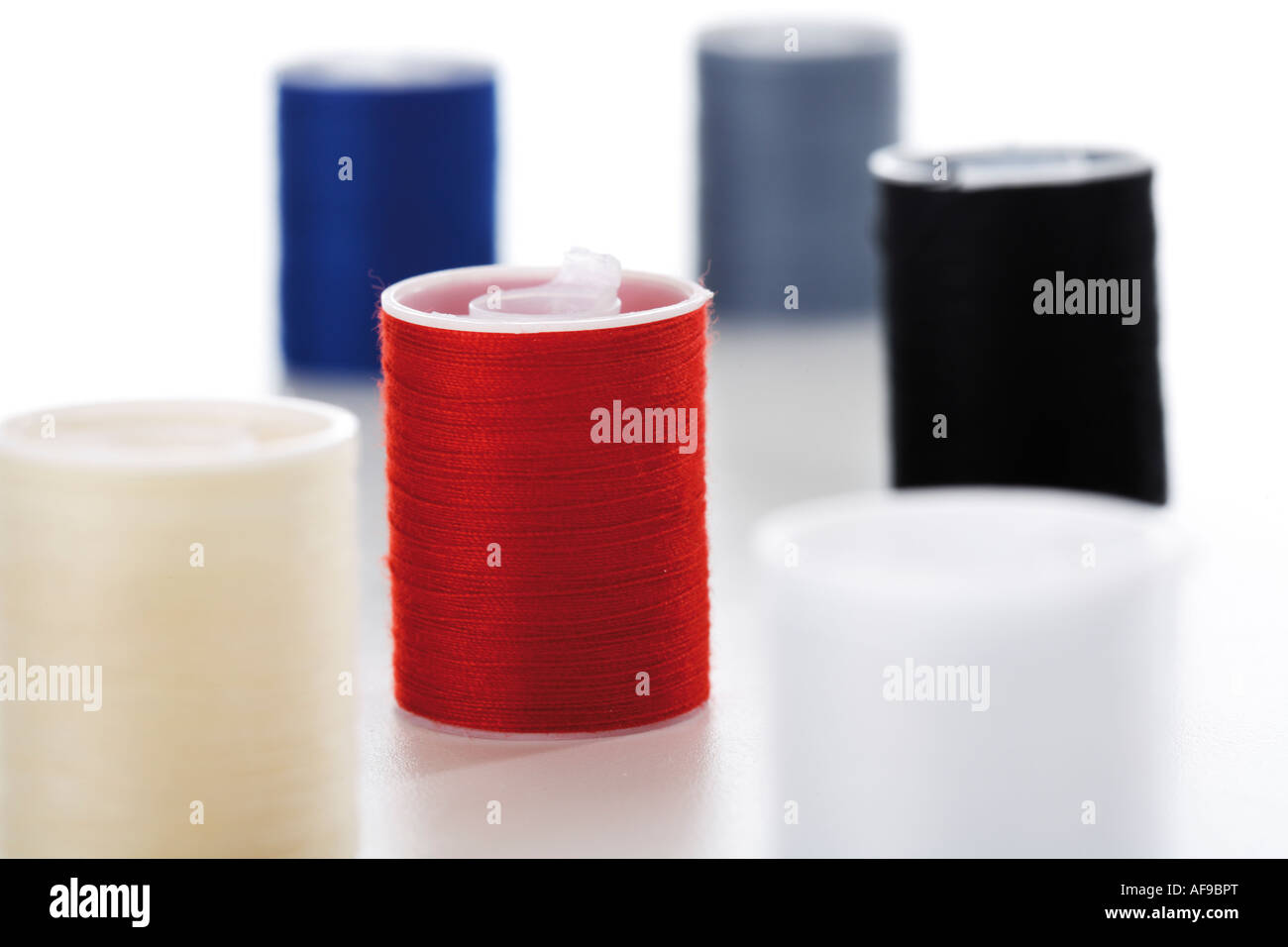 Spools of thread, close-up Stock Photo - Alamy