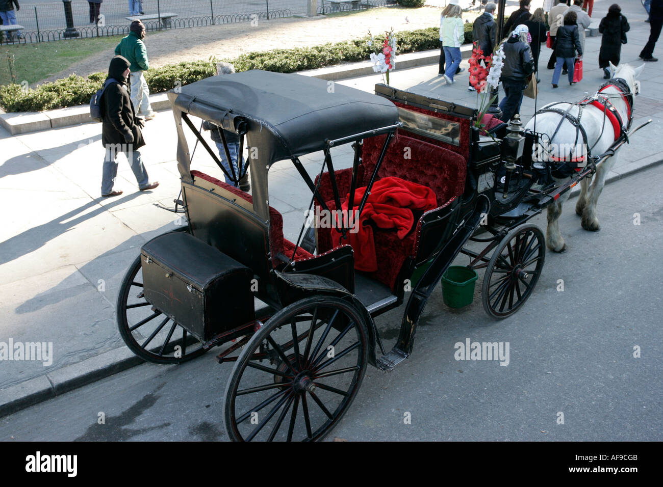 Empty horse carriage hi-res stock photography and images - Alamy
