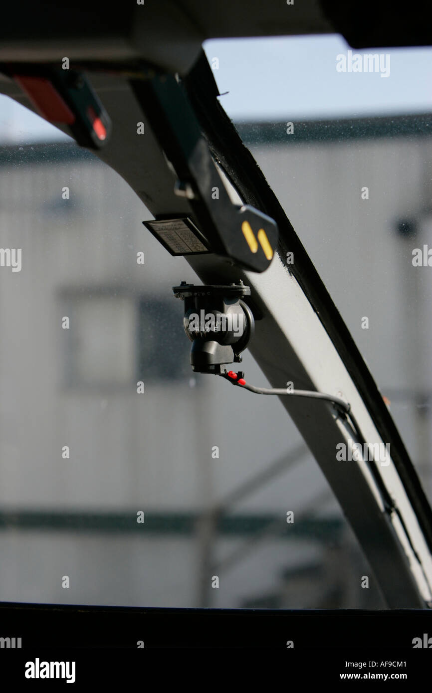 cockpit compass inside EC130 american eurocopter at liberty helicopters ...