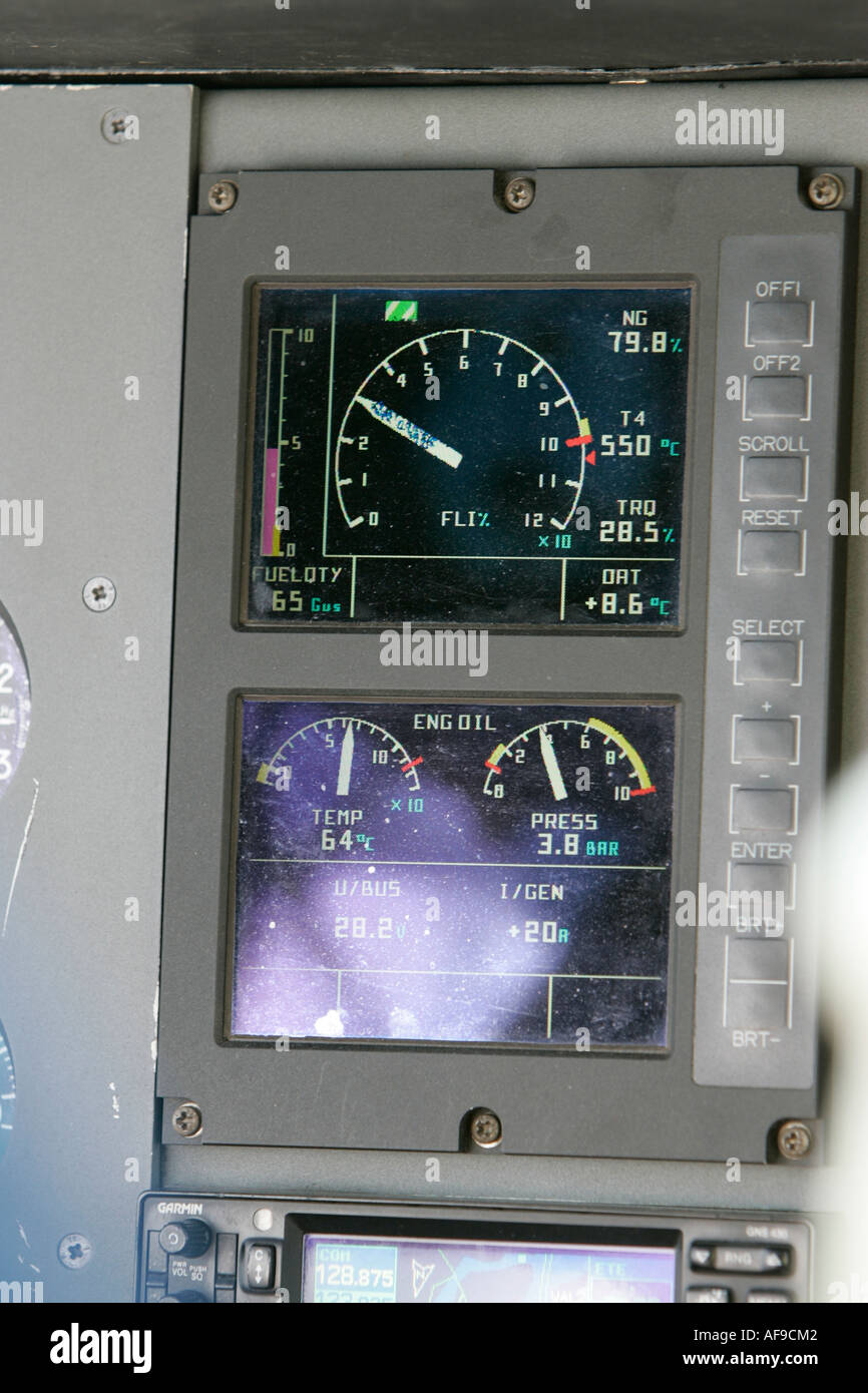 EC130 american eurocopter cockpit instrumenation screens new york city ...
