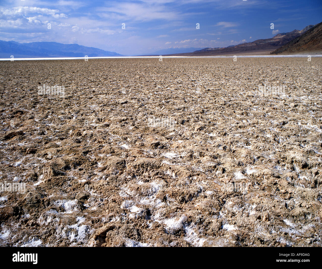 The Salt Plane, Badwater, Death Valley National Park, California, USA ...