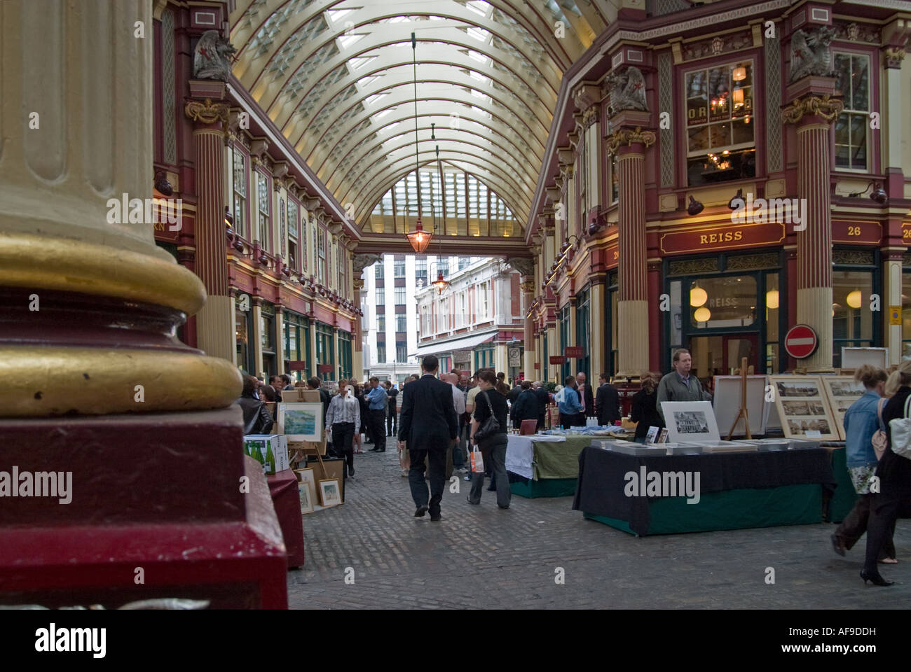 Interior of Leadenhall Market,London Stock Photo - Alamy