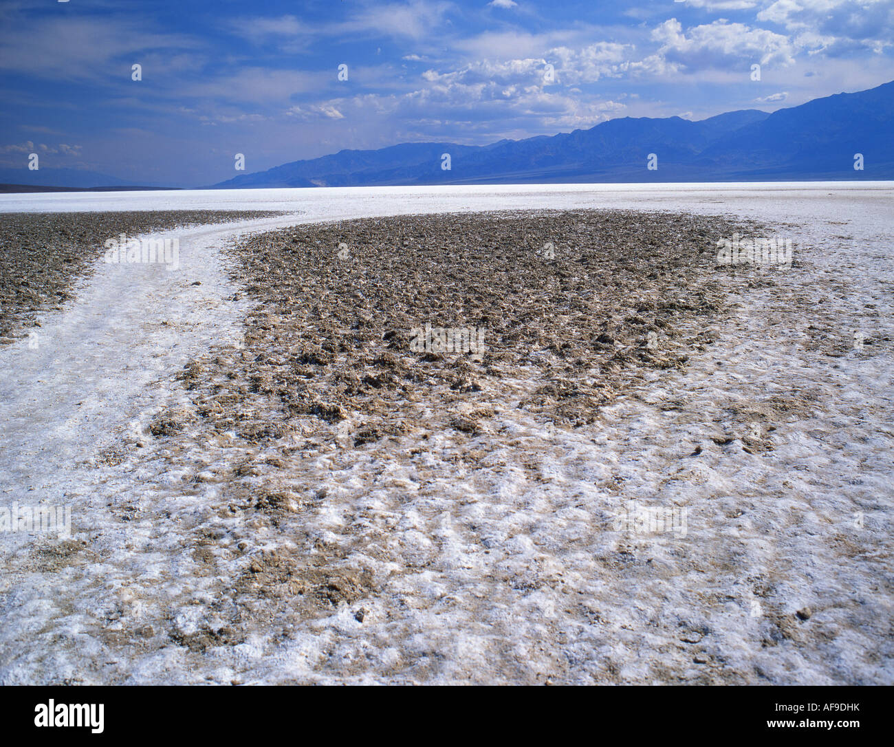 The Salt Plane, Badwater, Death Valley National Park, California, USA ...