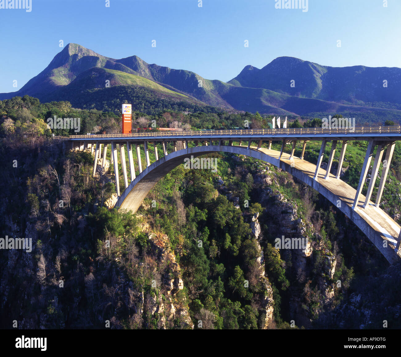 The Paul Sauer Bridge over the Storms River gorge This bridge is a ...
