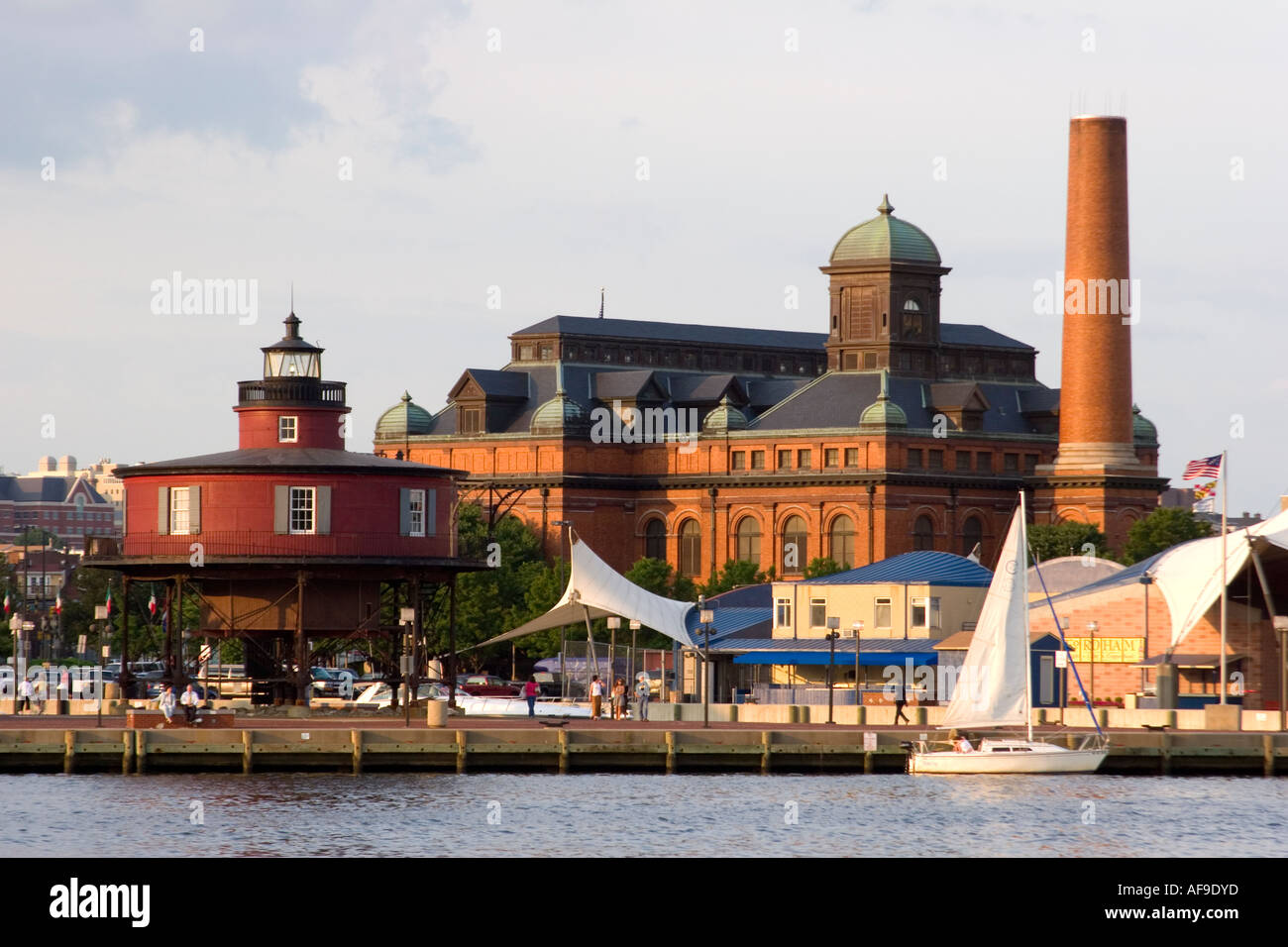 Public Works Museum in the Inner Harbor of Baltimore Maryland Stock ...