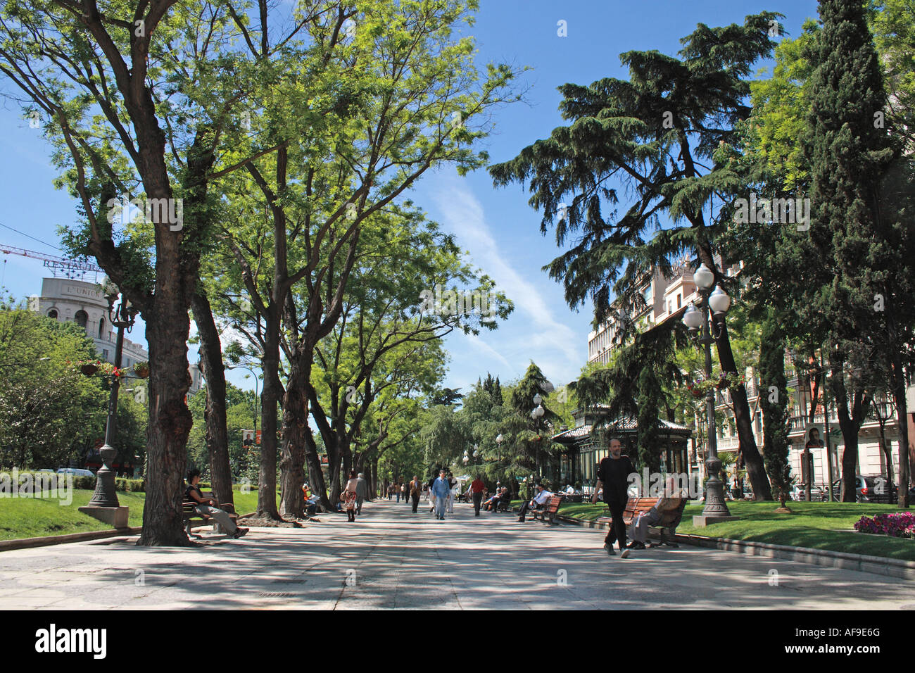 Paseo de los recoletos hi-res stock photography and images - Alamy