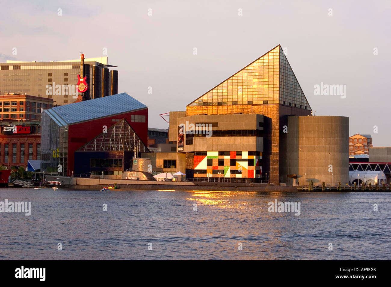 National Aquarium, in the historic Inner Harbor area of Baltimore ...