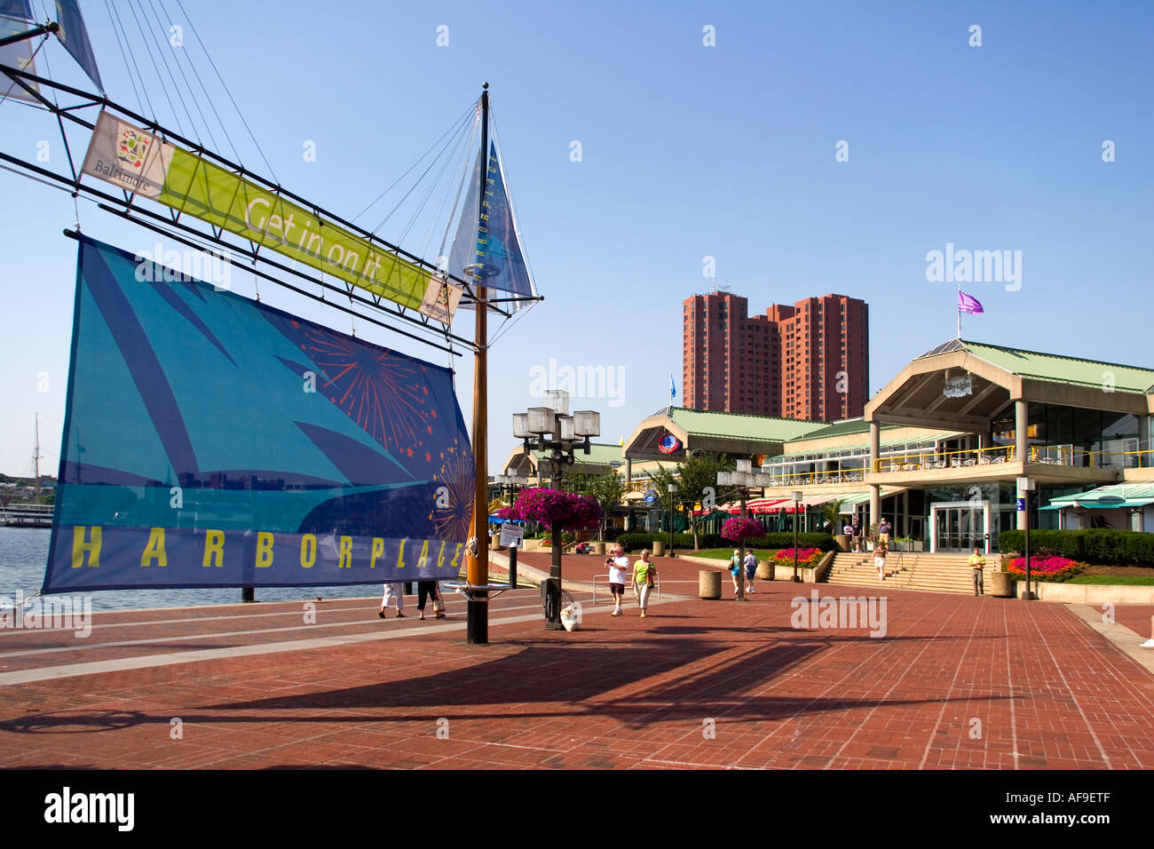 Harbor Place Market, Baltimore MD Stock Photo - Alamy