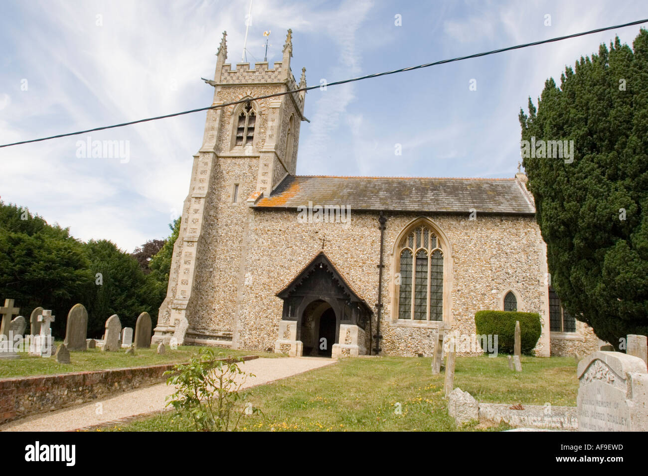 St Mary the Virgin Church in Widdington Essex Stock Photo - Alamy