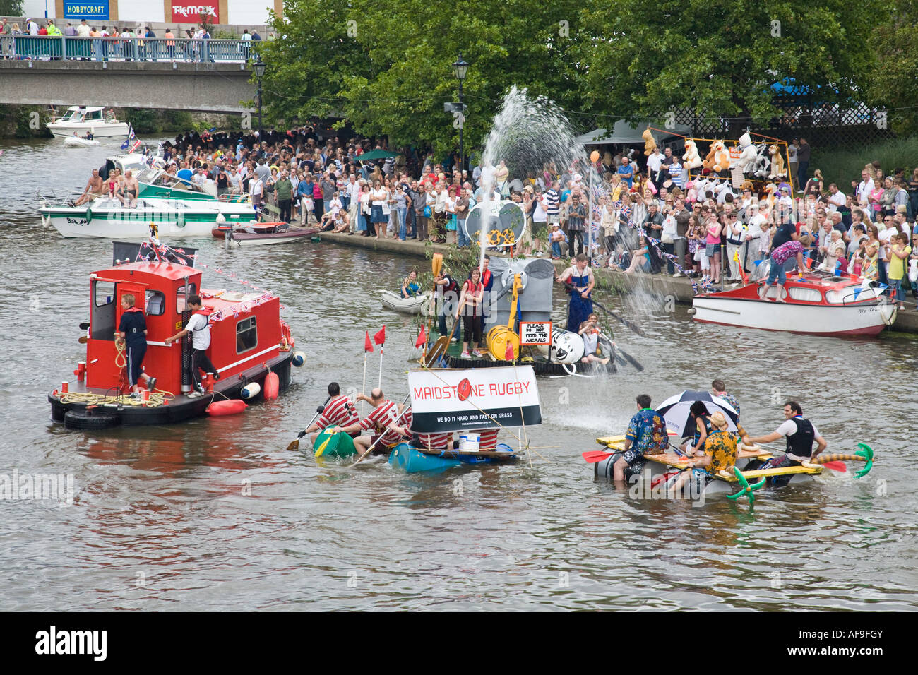 Maidstone River Festival on the River Medway in Kent, England, UK Stock ...