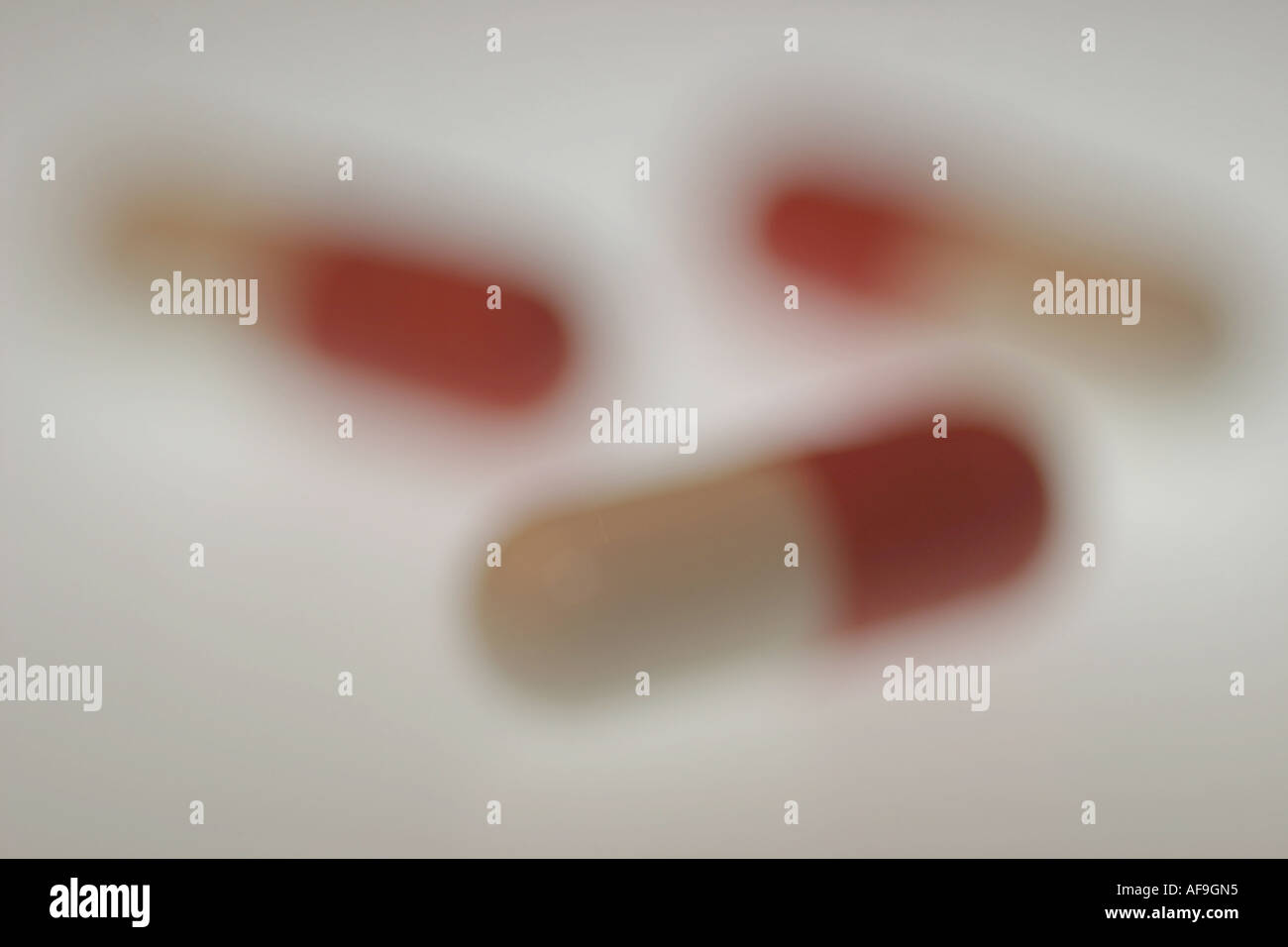 A Stock Photograph of Drug Capsules blurred Stock Photo - Alamy
