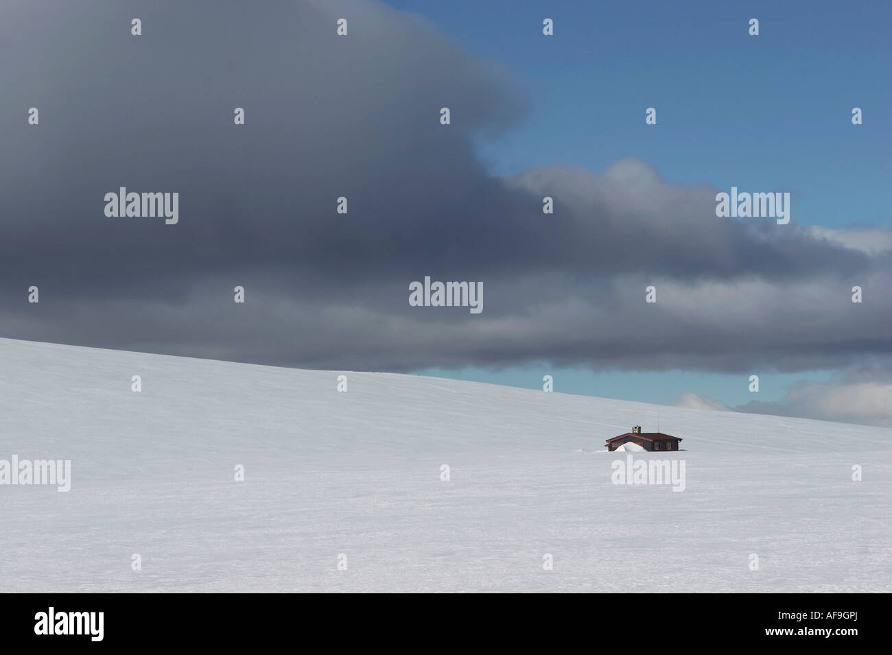 Norway, Rondane National Park, Snow covered landscape Stock Photo - Alamy
