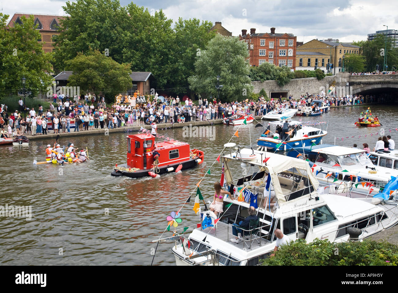 Maidstone River Festival on the River Medway in Kent, England, UK Stock ...