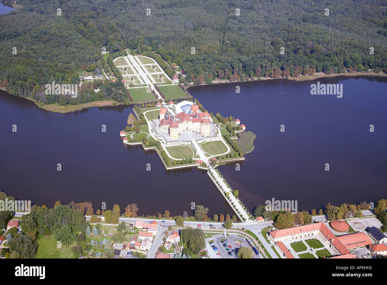 Moritzburg castle aerial hi-res stock photography and images - Alamy