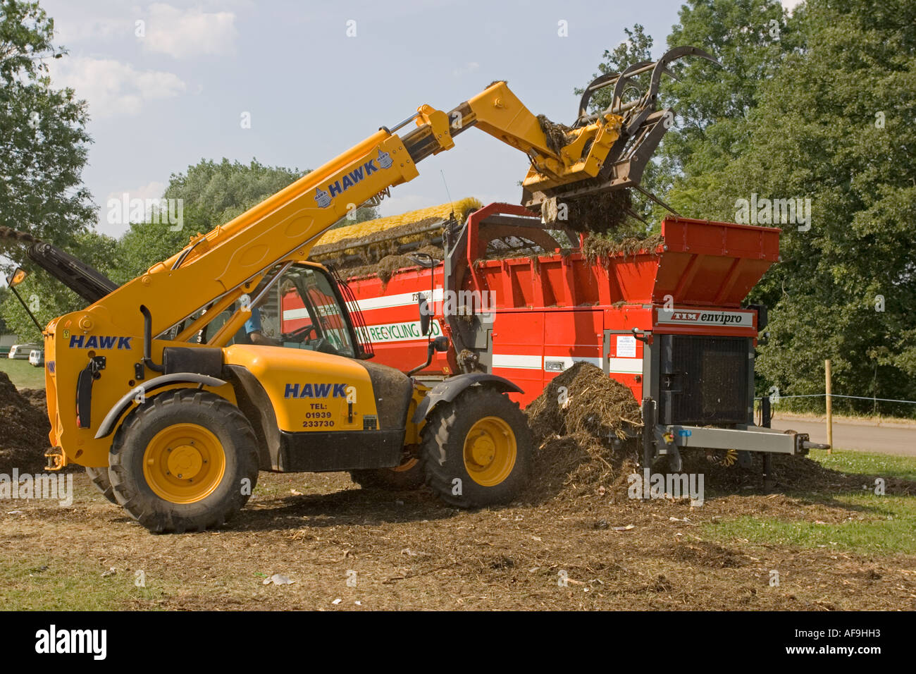 Demonstration by Global Recycling creating biofuel from waste Royal ...