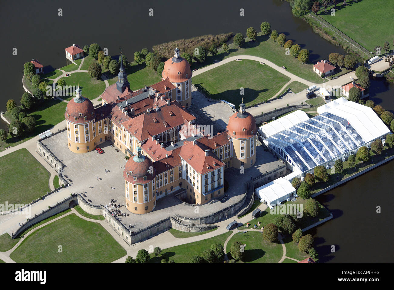 Moritzburg castle aerial hi-res stock photography and images - Alamy