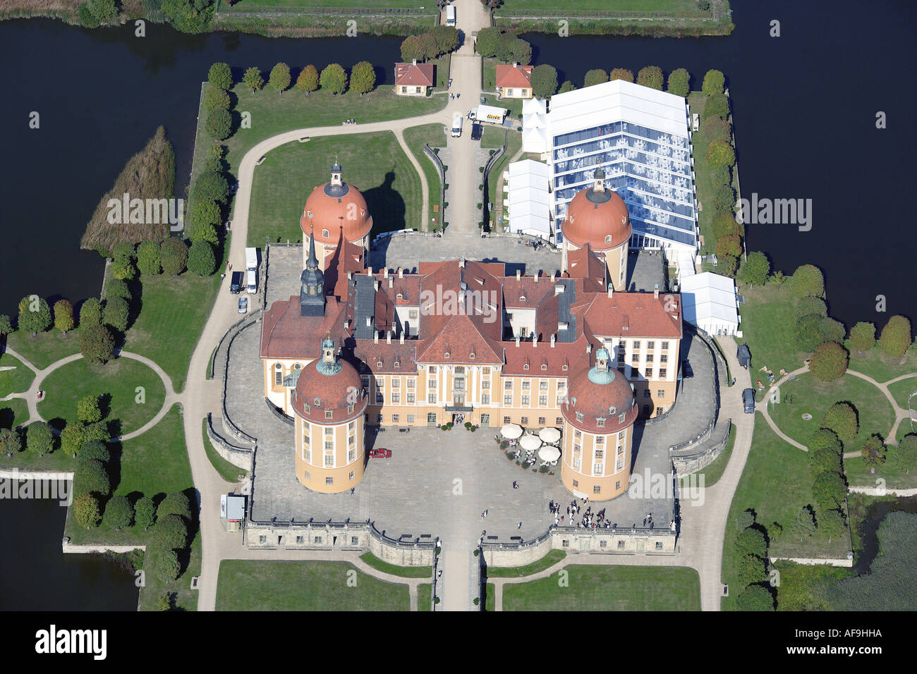 Moritzburg castle aerial hi-res stock photography and images - Alamy