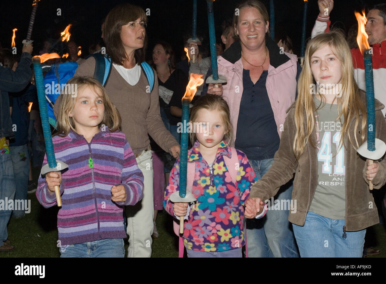 Lighted torches hi-res stock photography and images - Alamy
