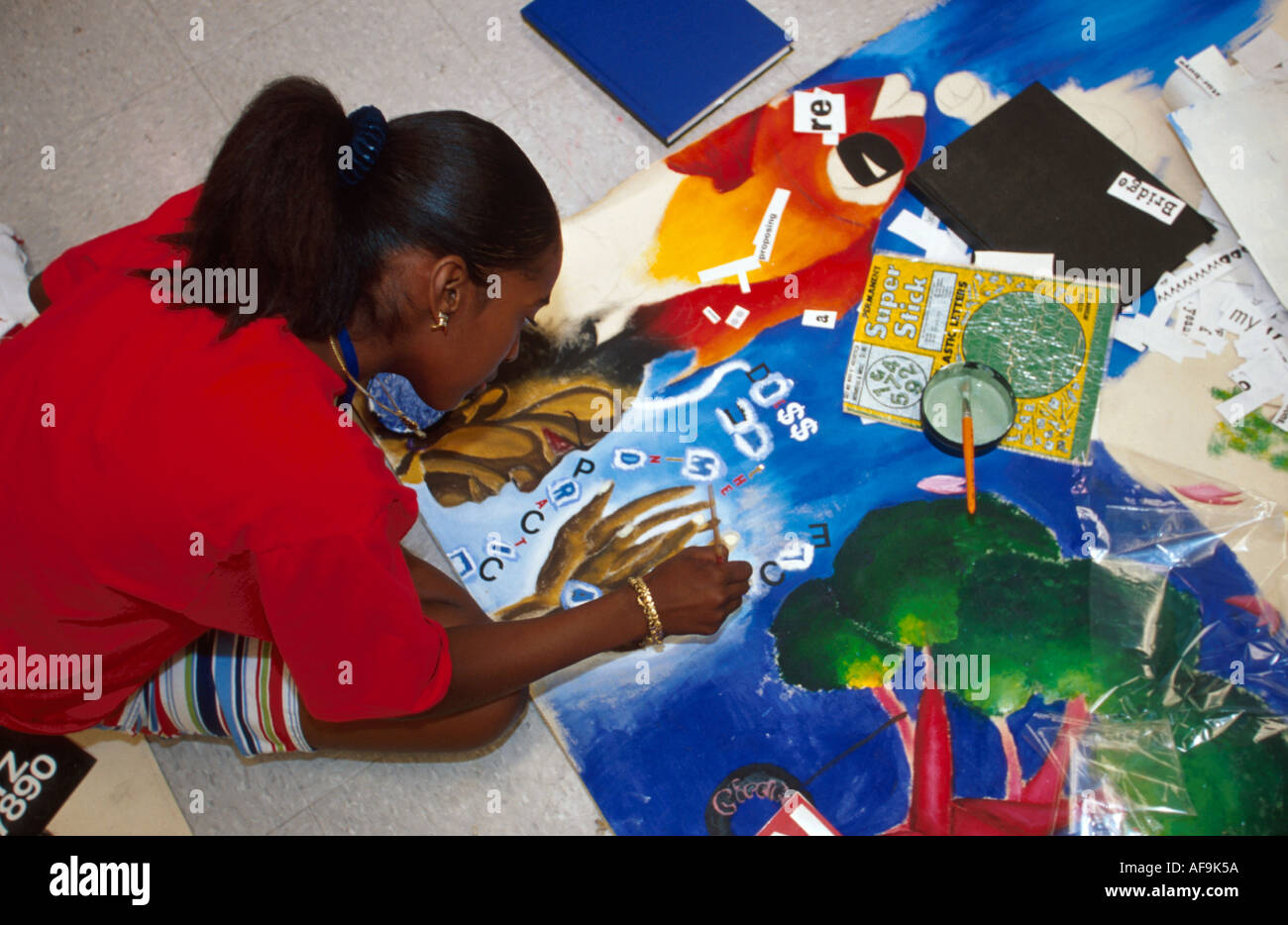 High School Art Projects Painting