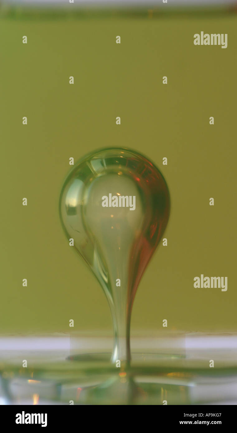 A Stock Photograph of a Bubble in Liquid Stock Photo - Alamy