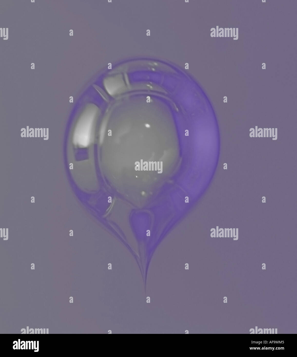 A Stock Photograph of a Bubble in Liquid Stock Photo - Alamy