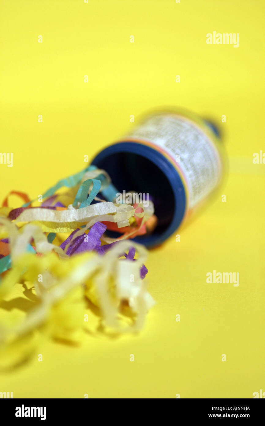 A Stock Photograph of a Party Popper Stock Photo - Alamy
