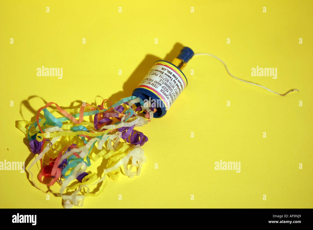 A Stock Photograph of a Party Popper Stock Photo - Alamy