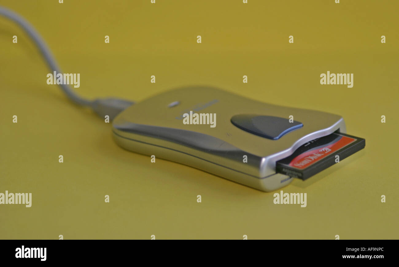 A Stock Photograph of a Memory Card Reader Stock Photo - Alamy