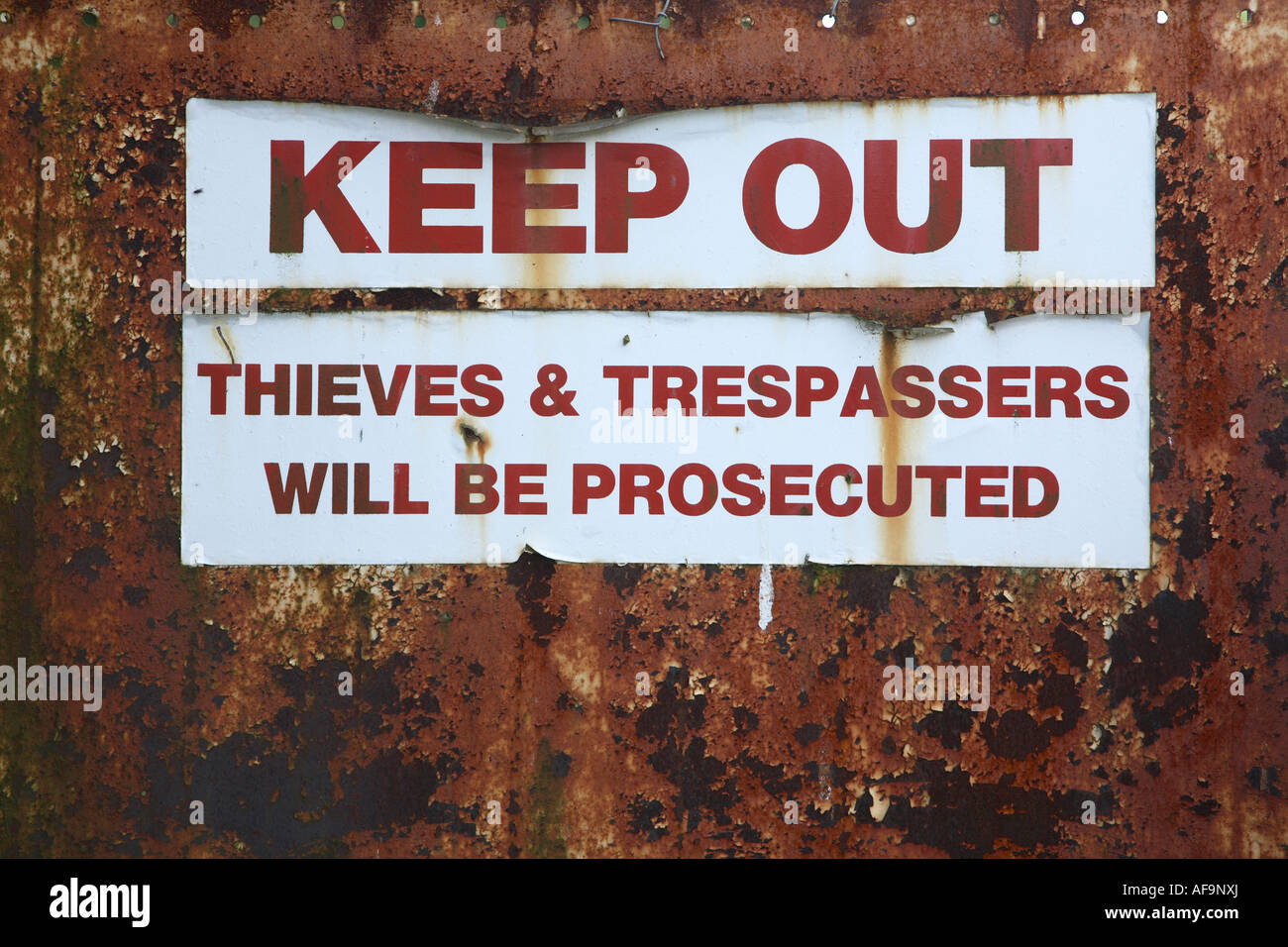 Keep Out sign Stock Photo - Alamy