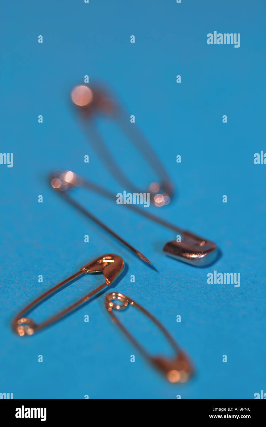 A Stock Photograph of a Safety Pin Stock Photo - Alamy