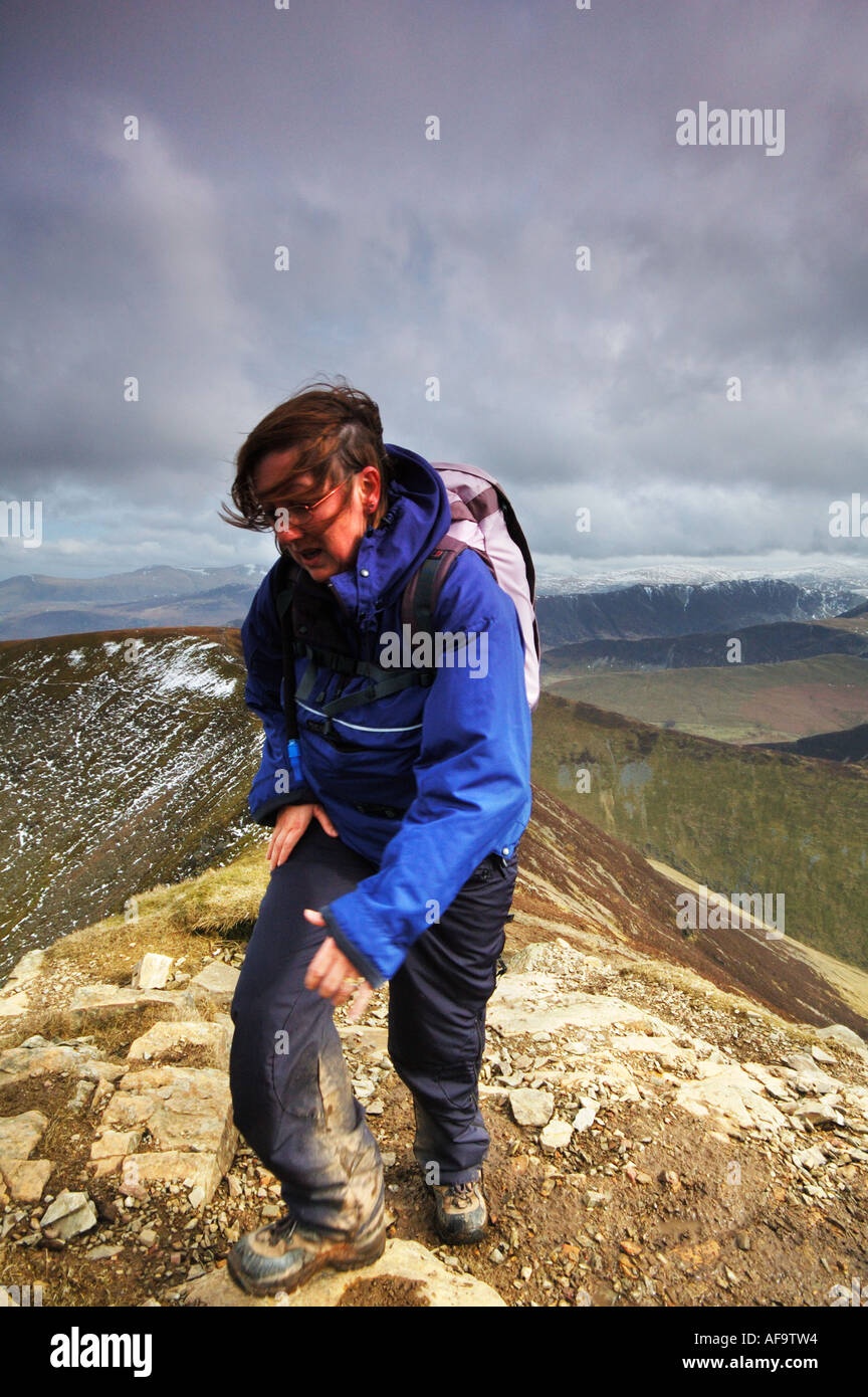 Female fell walker hi-res stock photography and images - Alamy