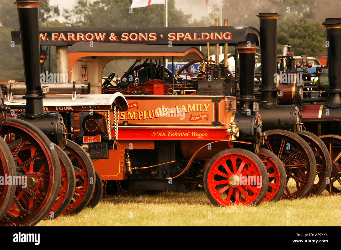 steam engine at the wing wheels and steam show at rougham in Suffolk UK ...