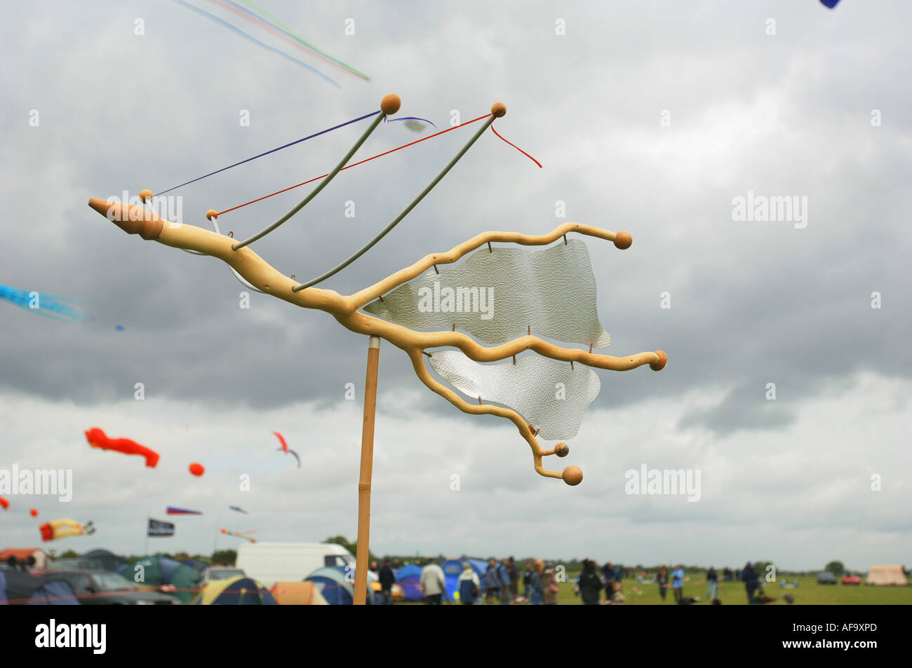 wooden wind instrument activated by the blowing wind Stock Photo - Alamy