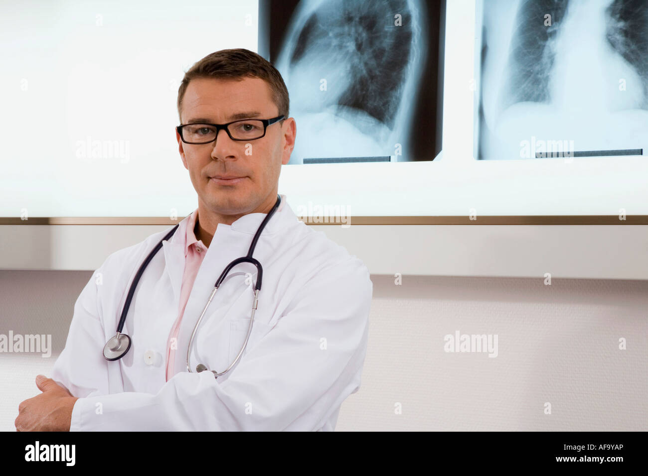 Doctor with stethoscope Stock Photo - Alamy