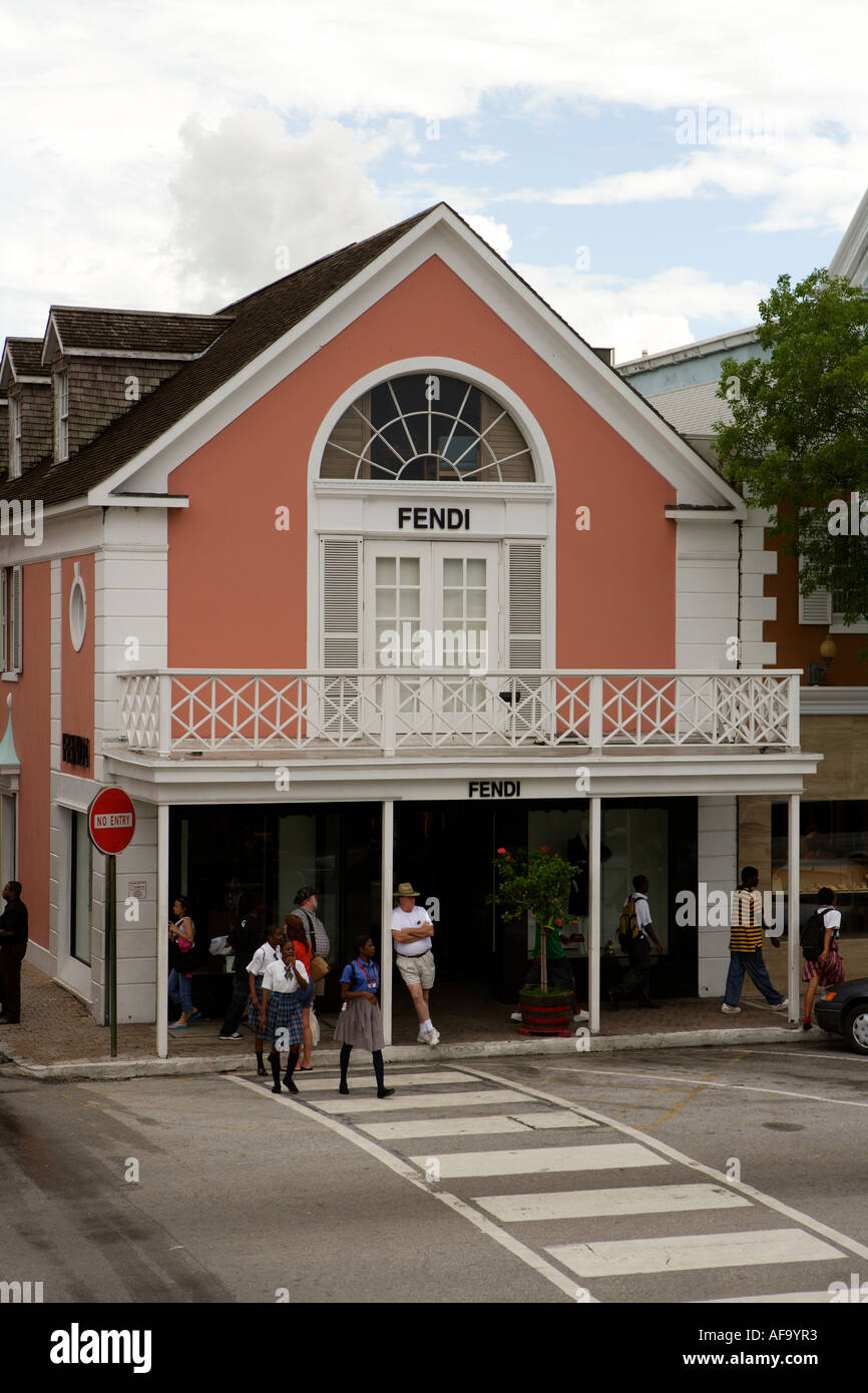 Designer Shop on Bay Street, Nassau, New Providence, Bahamas Stock ...
