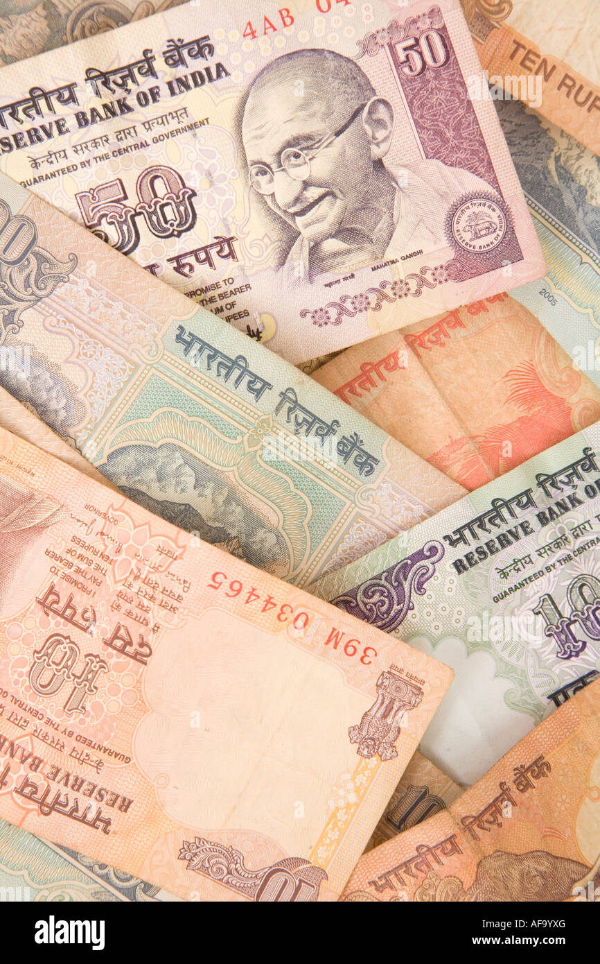 Indian Rupee Notes Stock Photos & Indian Rupee Notes Stock Images - Alamy