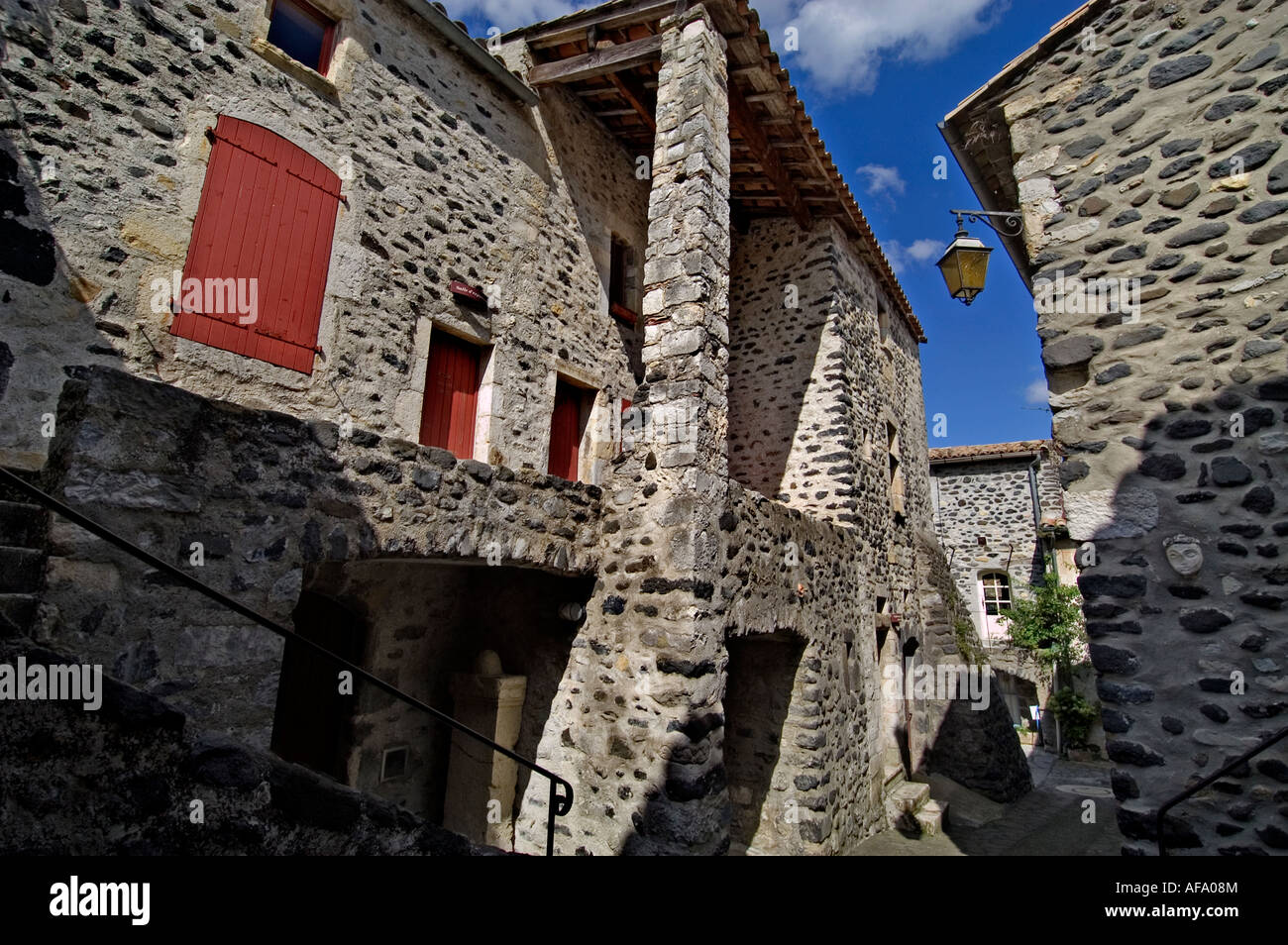 Gorges the Ardeche Alba La Roman France French Stock Photo - Alamy