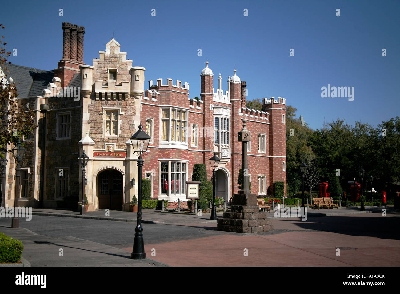Epcot Center Walt Disney World Orlando Florida England village Stock ...