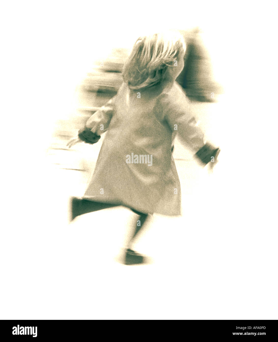 Child girl running Cut Out Stock Images & Pictures - Alamy