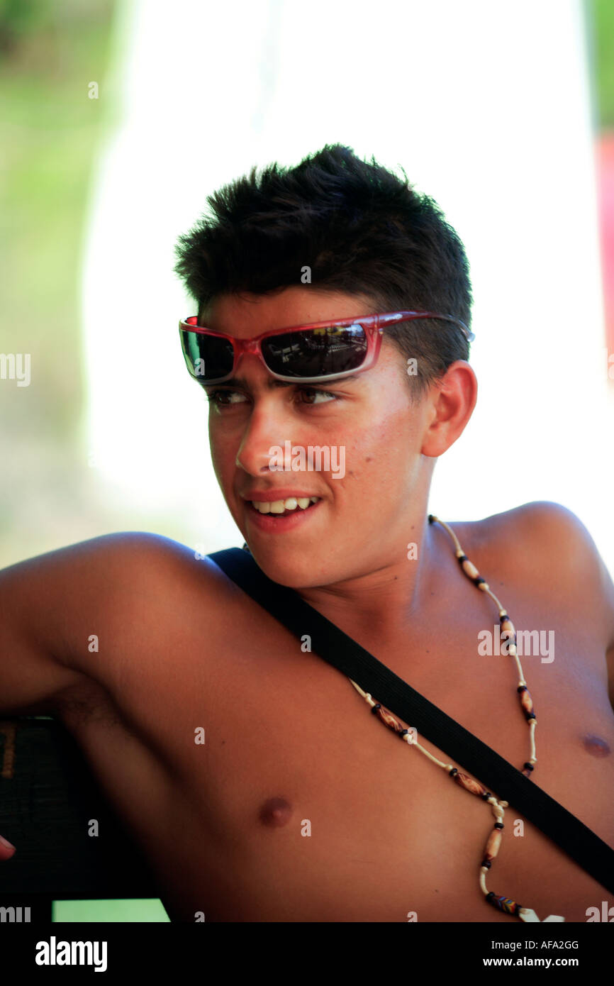 greece close up of a young greek boy Stock Photo - Alamy
