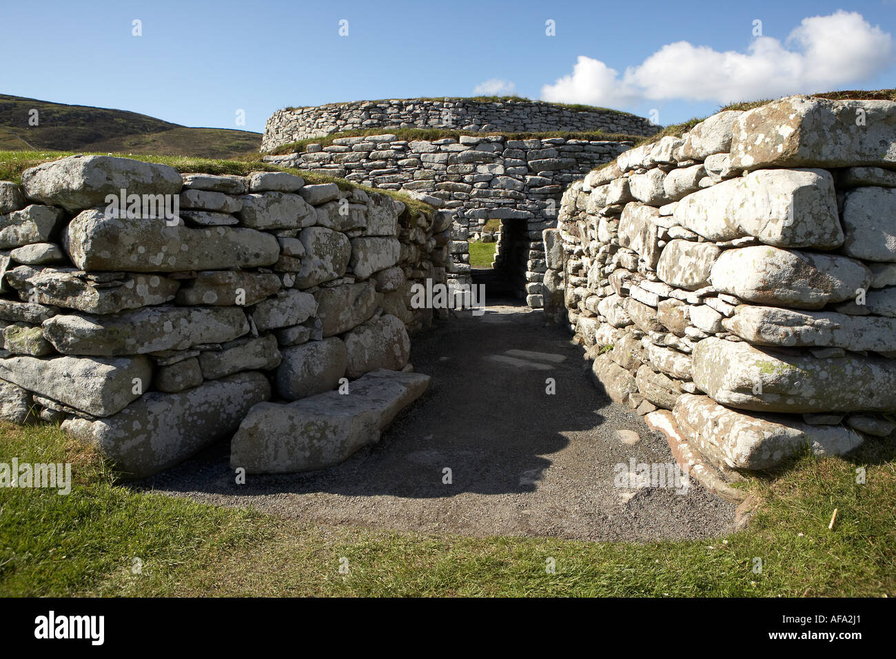 Clickimin the iron age broch defensive fortification on the shore of ...
